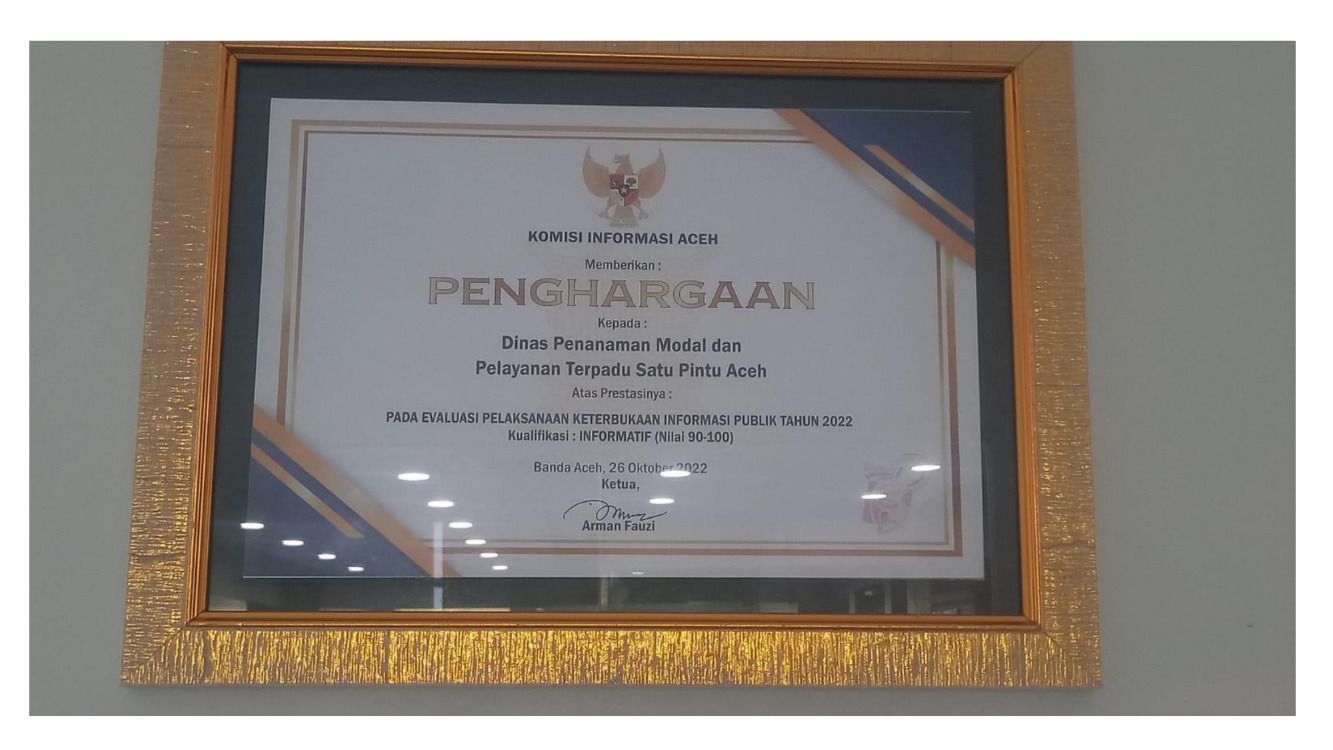 Website DPMPTSP Aceh